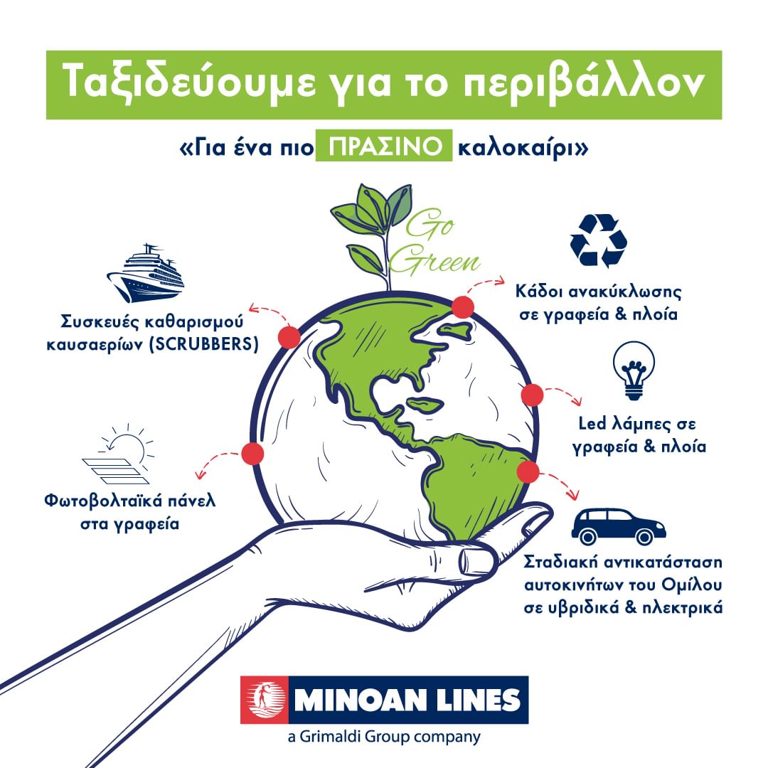 MINOAN LINES: Ταξιδεύουμε για το Περιβάλλον για ένα πιο “Πράσινο ...